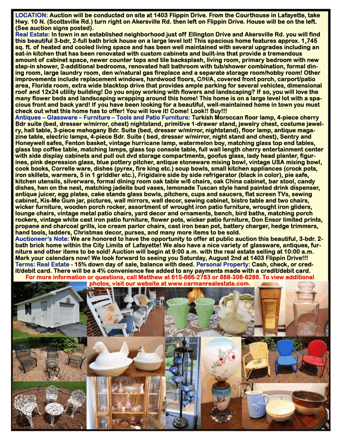 1403 FLIPPIN DRIVE - LAFAYETTE, TN - MACON COUNTY - Gene Carman Real ...